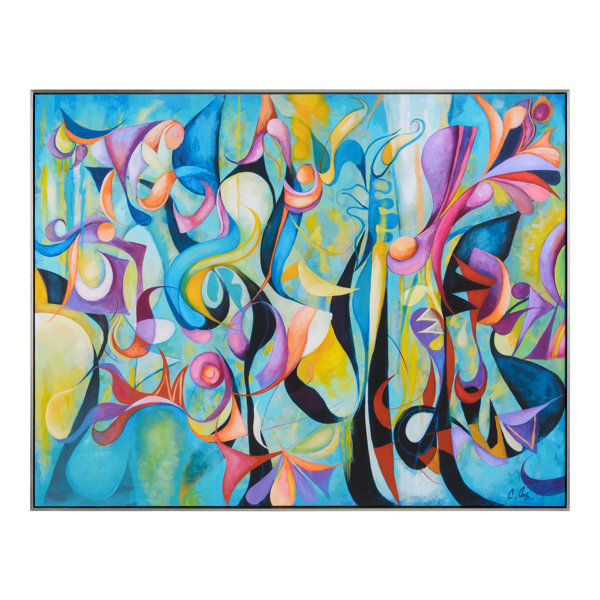 John-Richard Cedric Michael Cedric Michael Cox Under Water Love Framed On Canvas by Cedric ...